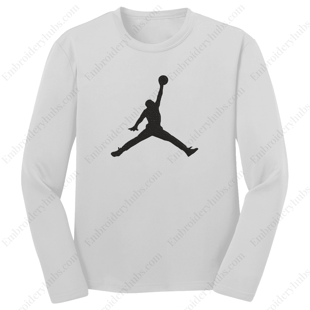 Jordan Logo Embroidery Design File - Sports Brand Logo Embroidery ...