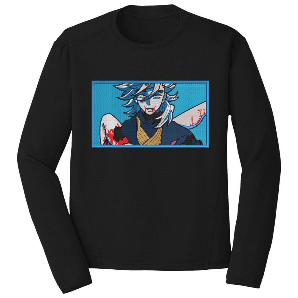 Douma Anime Embroidery Design - Demon Slayer | Embroiplanet