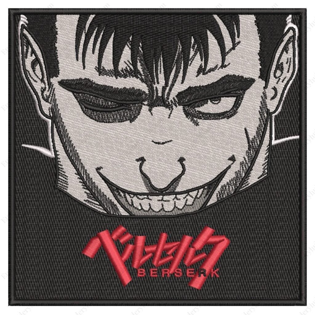 Guts Smile Anime Embroidery Design - Berserk