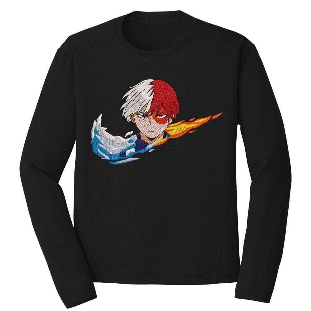 Todoroki Embroidery Design - My Hero Academia