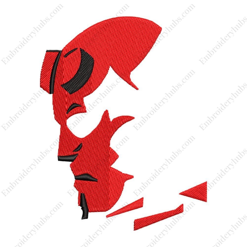 Hellboy Embroidery Design - Hellboy